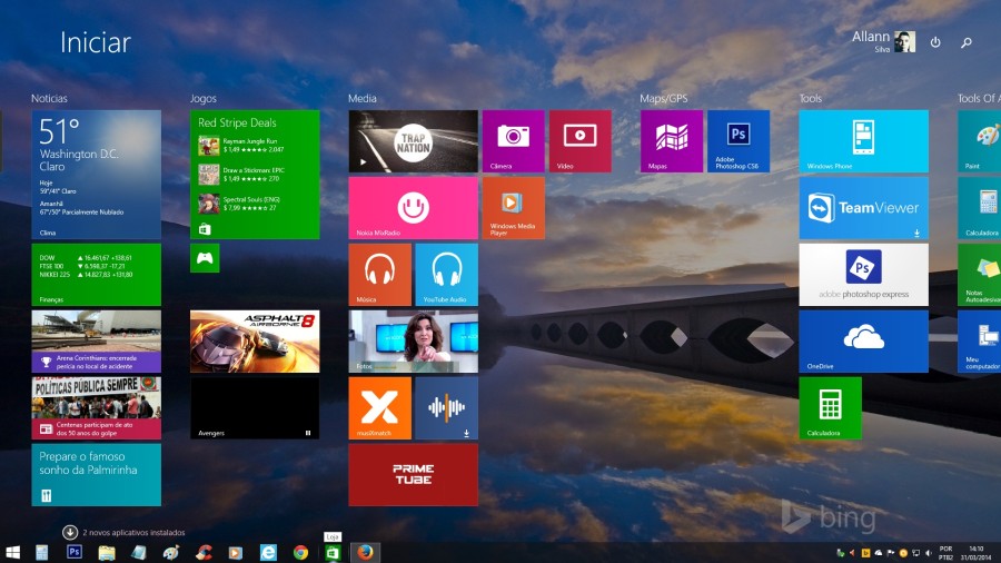 Review do Windows 8.1 Update 1 depois de vários dias de uso