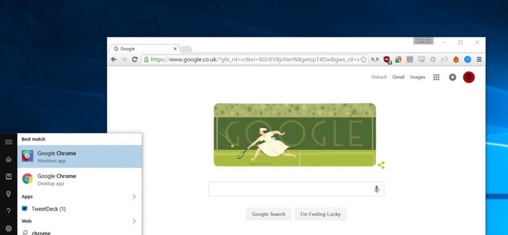 Google Chrome foi portado como UWP no Windows 10 graças ao Projeto ...
