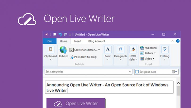Open Live Writer disponível na Windows Store - Windows Club