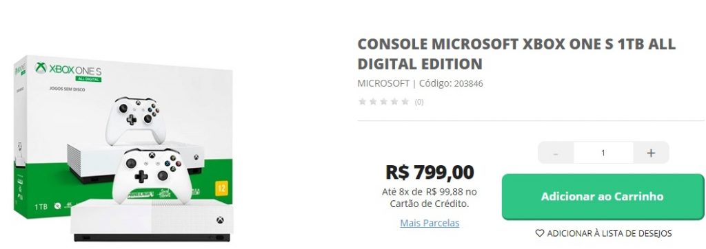 Xbox One atinge seu menor preço histórico no Brasil, graça a versão ...